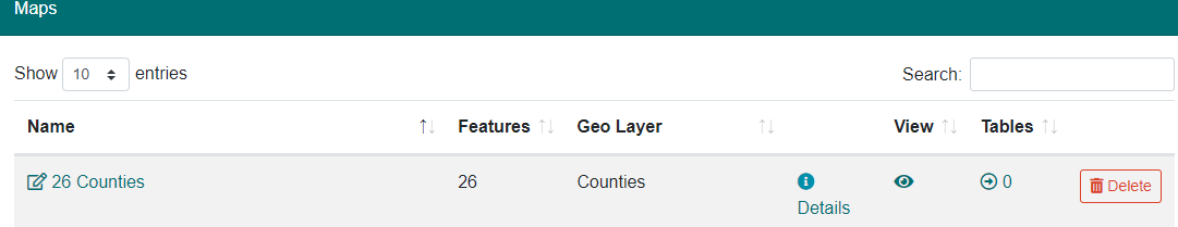 [BUG] Tables associated with Maps not appearing in dev · Issue #565 ...