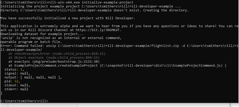 Rill Developer Binary not working on Windows · Issue #510 · rilldata/rill · GitHub