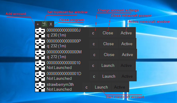 GitHub - Yoticc/MinecraftAccountsManager: A program with which you can ...