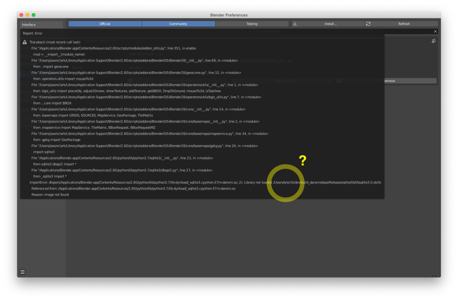 I cannot activate BlenderGIs · Issue #96 · domlysz/BlenderGIS · GitHub