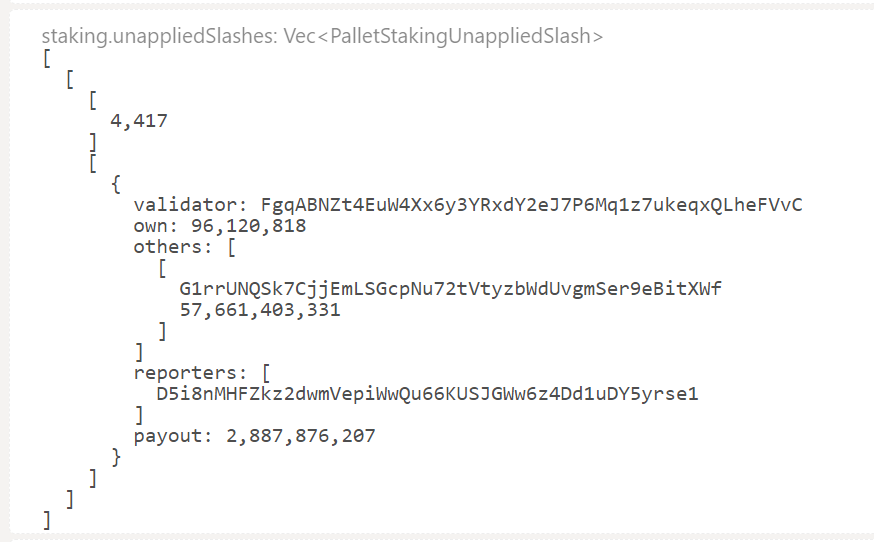 cater for the new slashing storage layout · Issue #8298 · polkadot-js/apps · GitHub