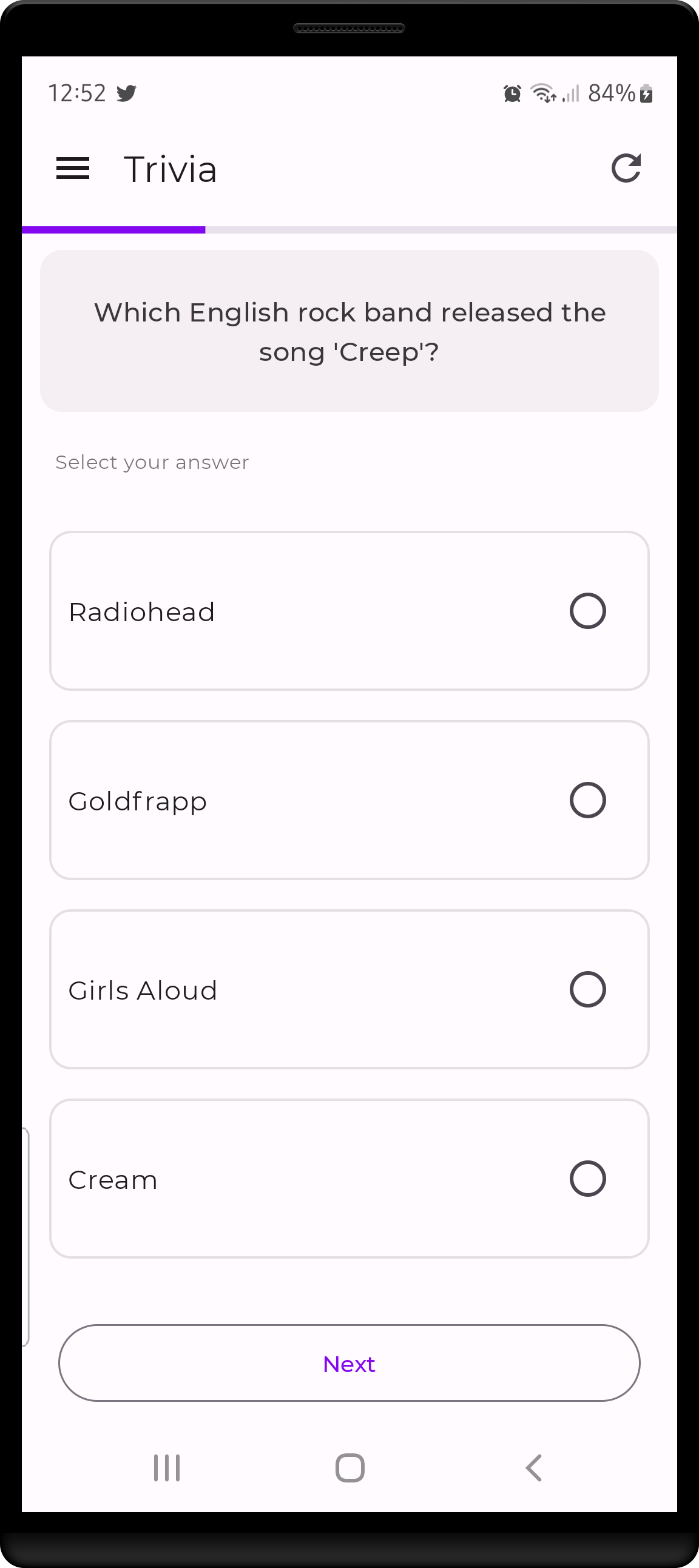 GitHub - lorenzosuarez/TriviaComposeApp: Trivia app with Jetpack Compose
