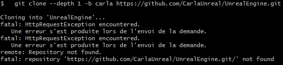The link for Carla unreal engine repository is not working · carla-simulator carla · Discussion ...