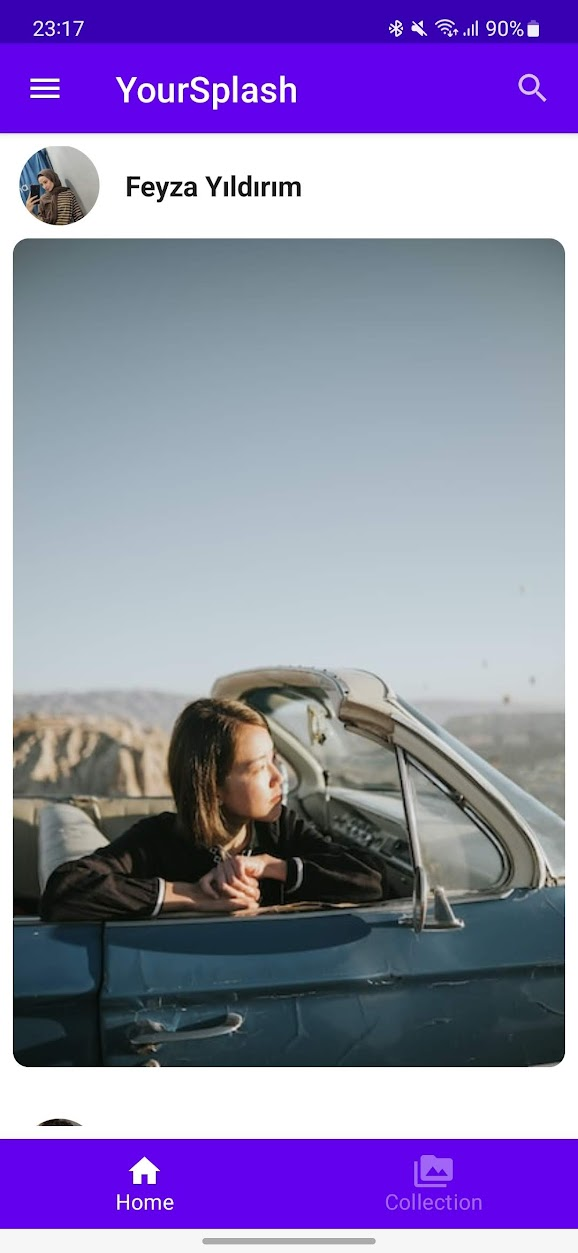 GitHub - HeonSeokCha/YourSplash: Ths is simple VIew and get Unsplash Image..