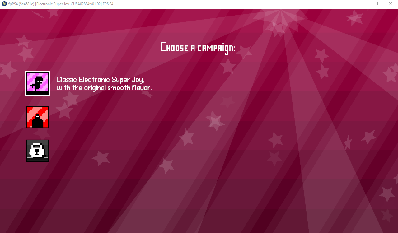 Electronic Super Joy - CUSA02884 · Issue #1201 · red-prig/fpps4-game ...