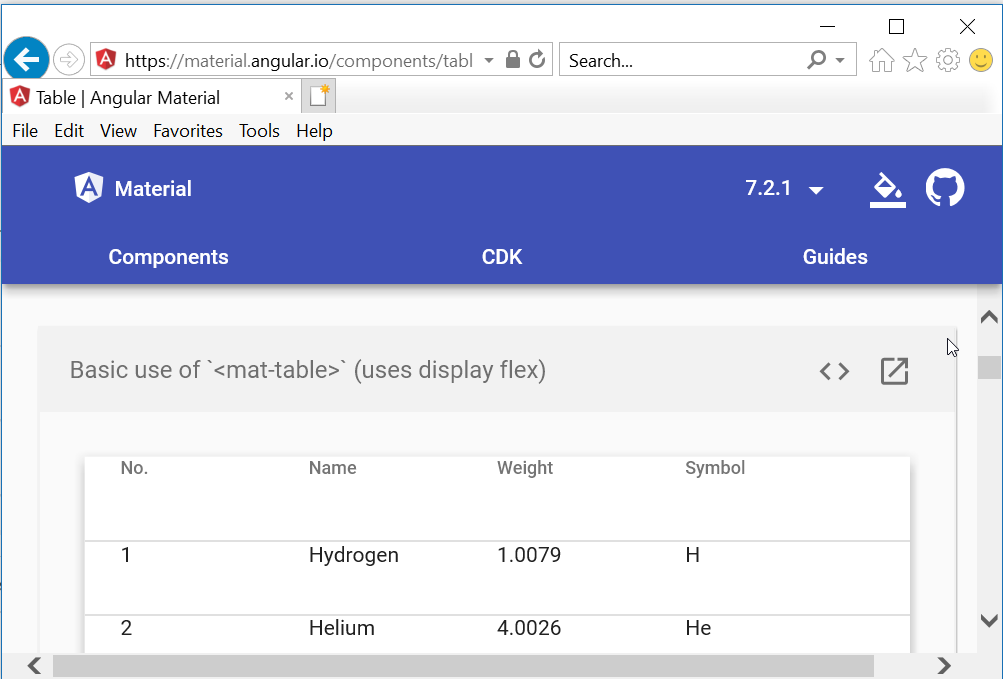 IE11 Table rows sticked on the top ? · Issue #11470 · angular/components · GitHub