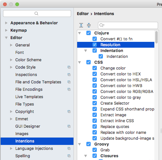 "Resolve as" intention not available · Issue #1666 · cursive-ide/cursive · GitHub