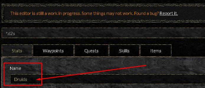 Can't load a d2r file any more after patch 2.4 · Issue #89 · dschu012/d2s-editor · GitHub