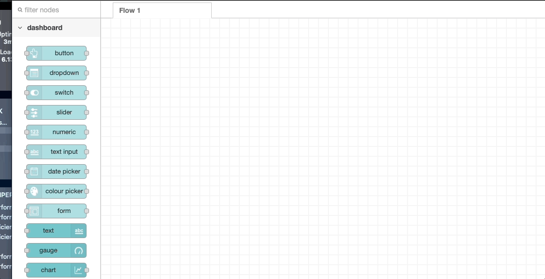 Nodered workspace freezes when placeholder node appears when only custom nodes are enabled ...