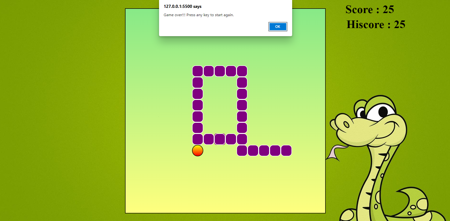 GitHub - sparshg05/Snake-Game