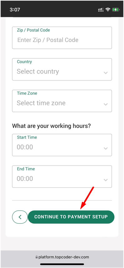 Add “do Later” Button On Step 3 Paymentstaxes · Issue 155 · Topcoder Platformmicro 
