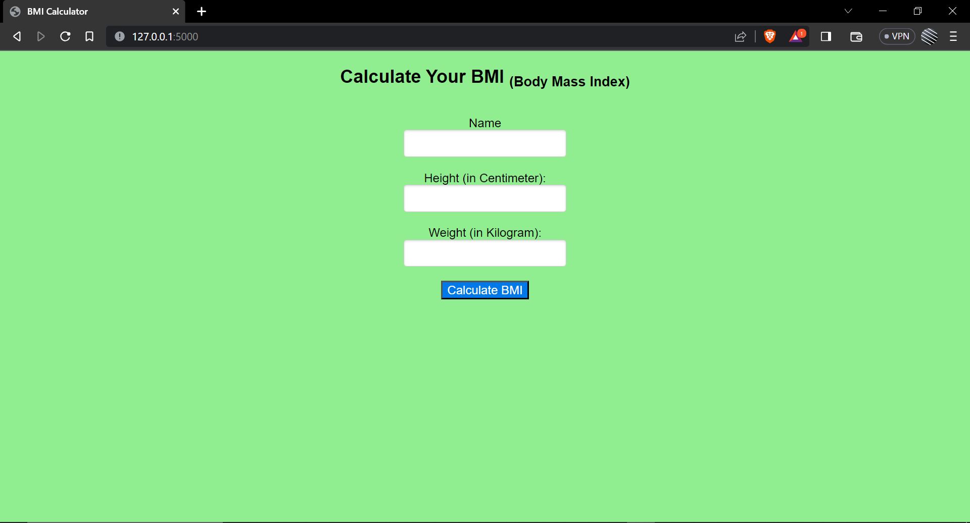 GitHub - oshanto-ctrl/BMI_Calculator_Using_Flask
