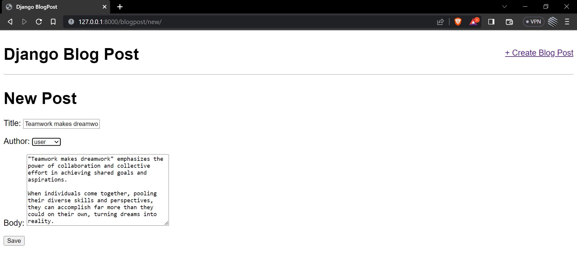 GitHub - oshanto-ctrl/Blog-application-using-Django-Framework