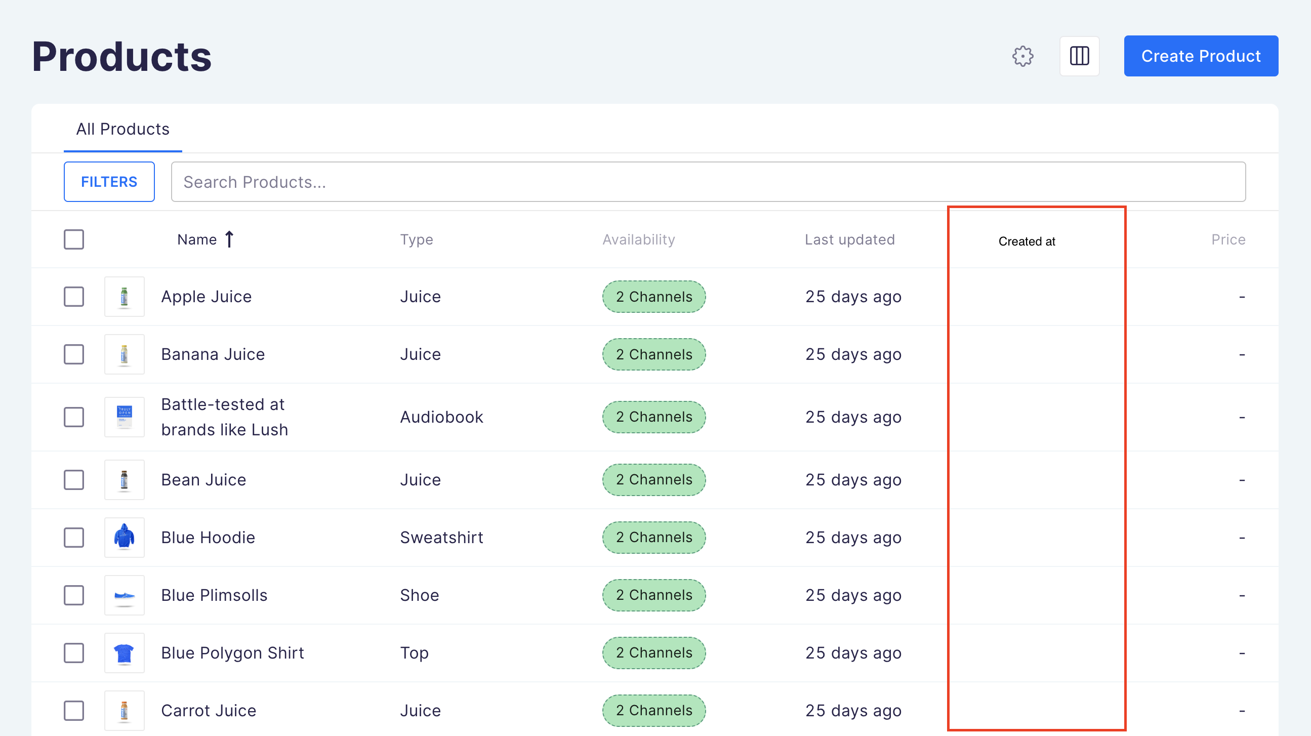 Sort products by `created_at` field · Issue #2363 · saleor/saleor-dashboard · GitHub