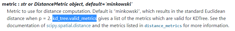 Specifying 'cosine' as metric in KDTree throws error · Issue #25364 · scikit-learn/scikit-learn ...