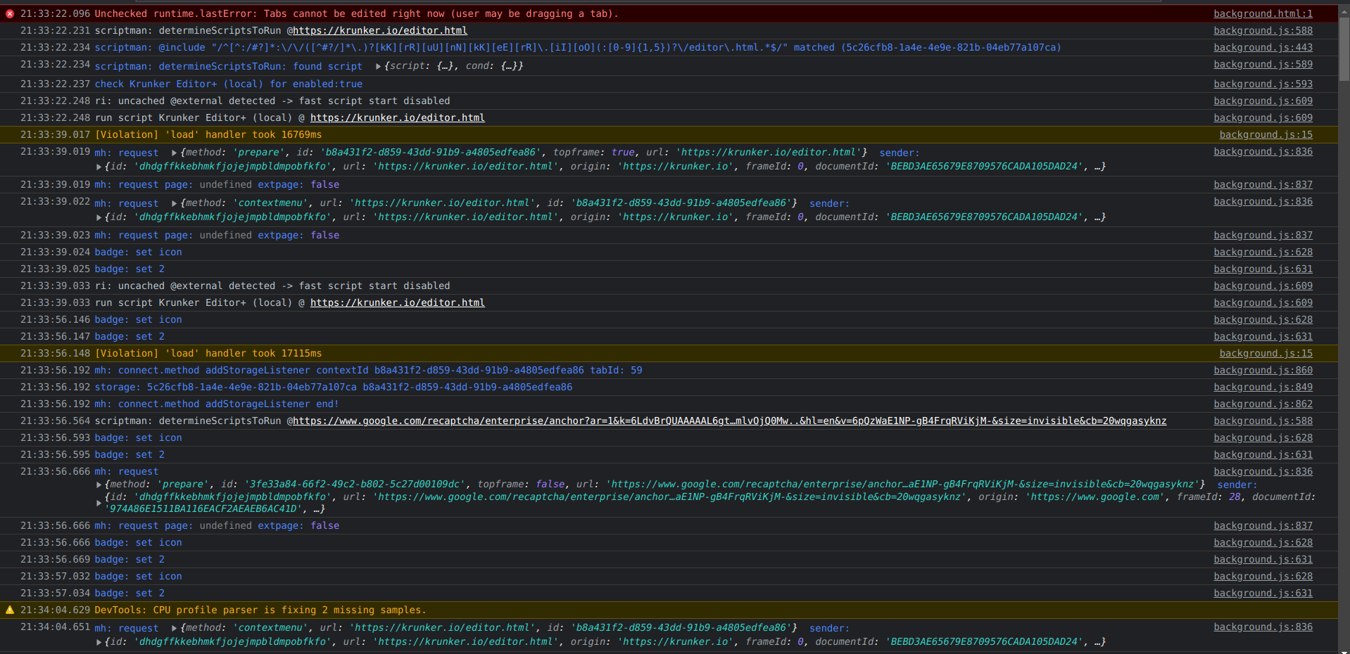 Large userscripts and `@require` tags delay page loading · Issue #1486 · Tampermonkey ...