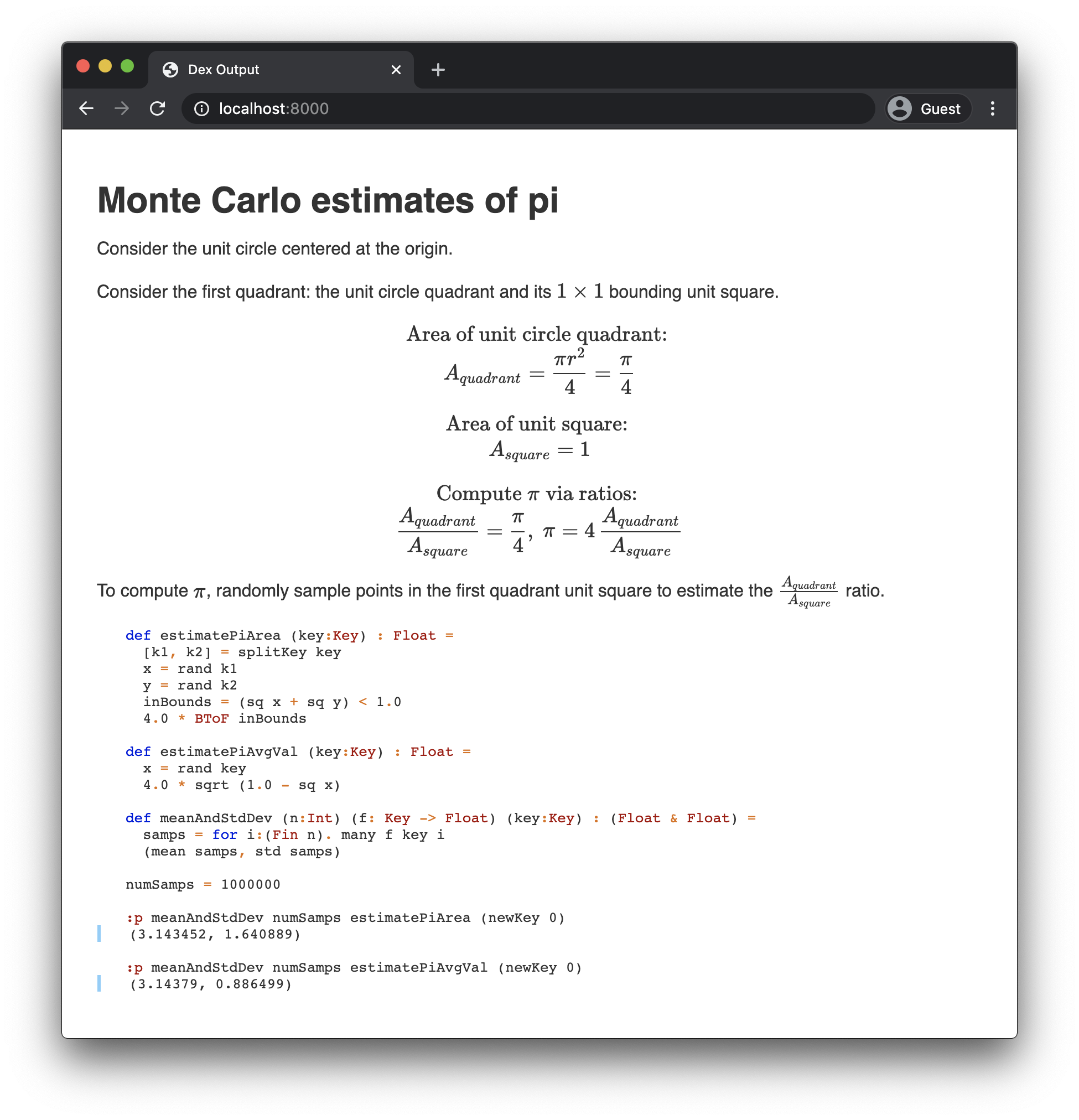 Add LaTeX support for HTML-rendered Dex via KaTeX. by dan-zheng · Pull ...
