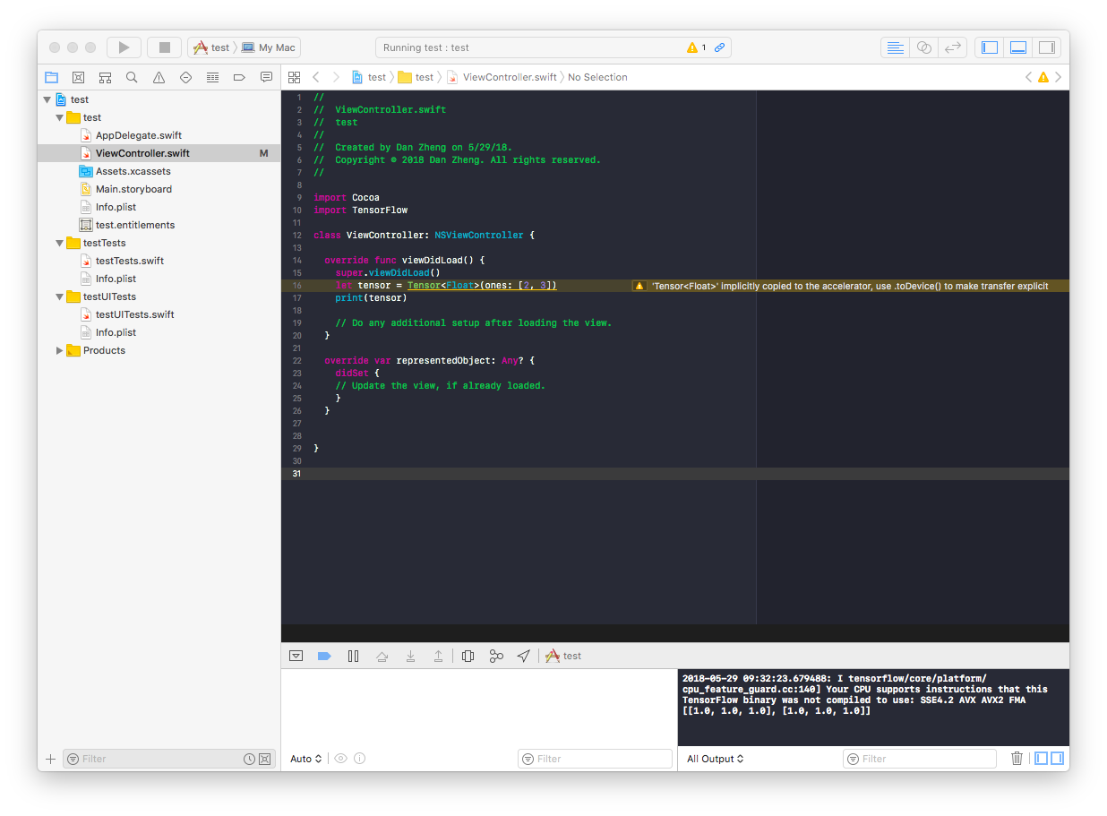 Tensorflow Doesnt Work In Repl Playground And Macos App · Issue 34 1620