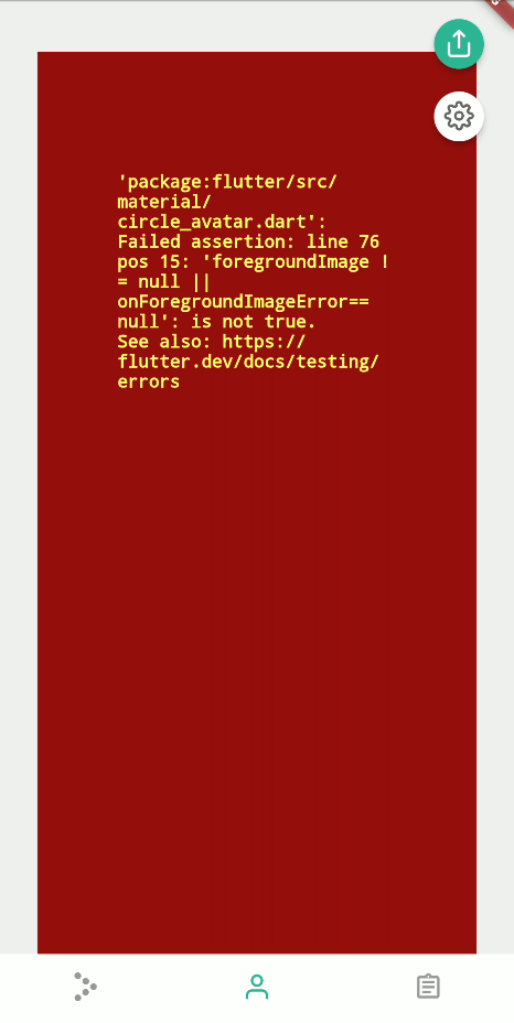 [BUG]: Failed assertion'foregroundImage != null || onForegroundImageError== null': is not true ...