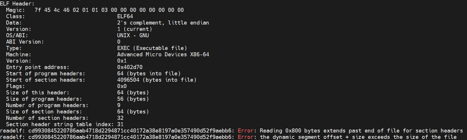 Fielderror Expected 4 Found 0 · Issue 396 · Eliben Pyelftools · Github