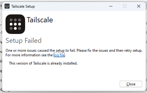 deactivating Tailscale network adapter results in more and more Tailscale interfaces in Windows ...