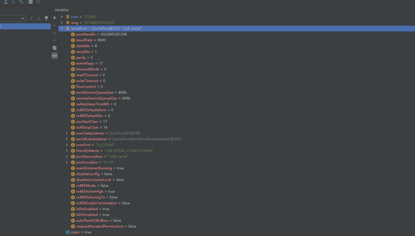 串口写入数据失败 · Issue #441 · Fazecast/jSerialComm · GitHub