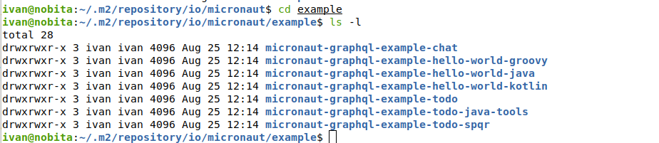 In the last release the updated build released example projects to central and bintray · Issue ...