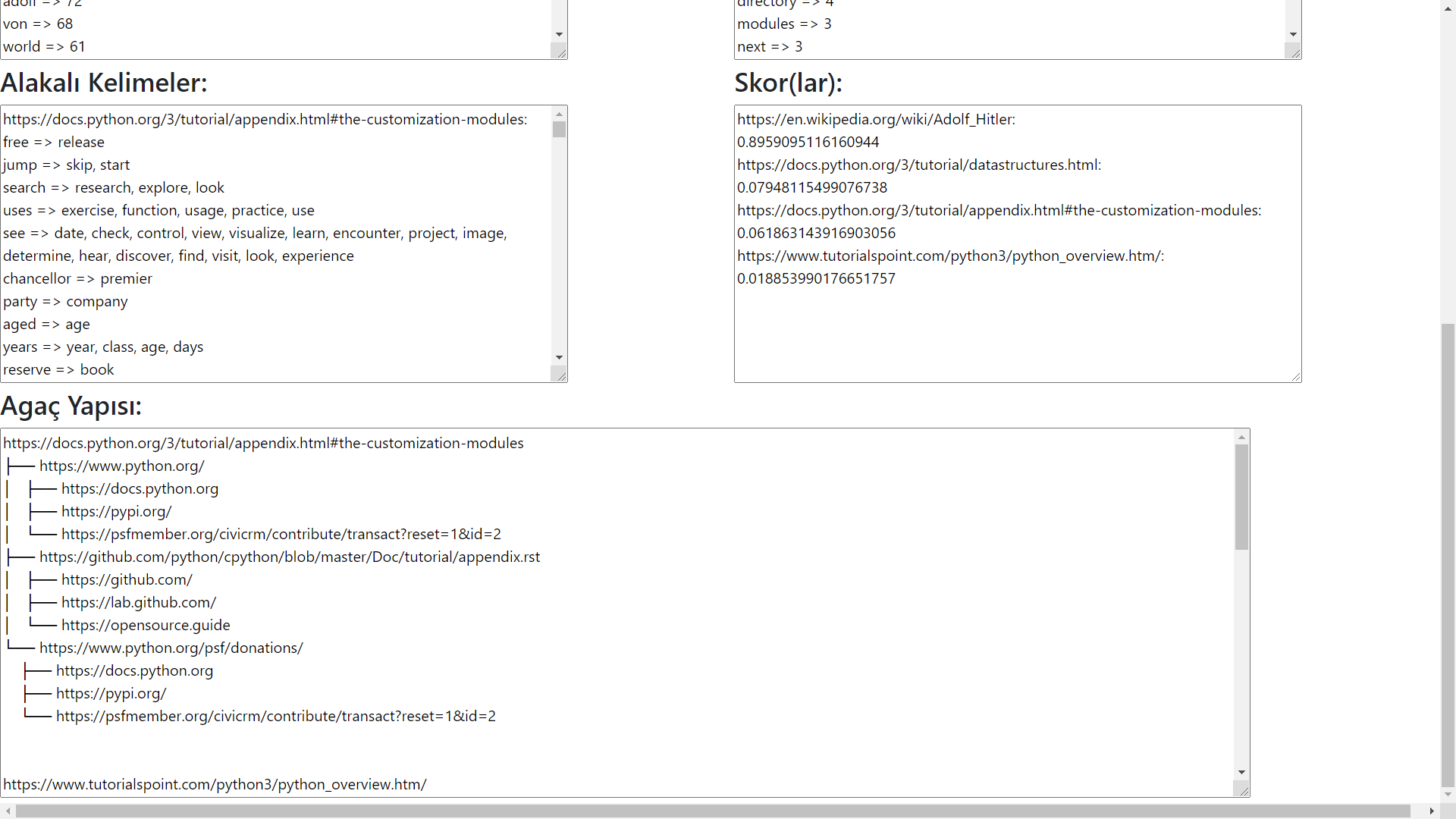 GitHub - enes-telli/YazLab2-Project1: Web Indexing Project - Python