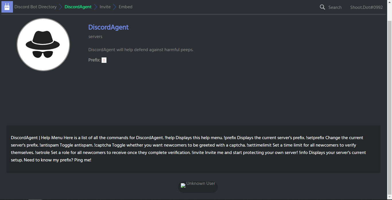 Submit Button does not work, Unknown User at the bottom of bot page, Multiple Owners does not ...