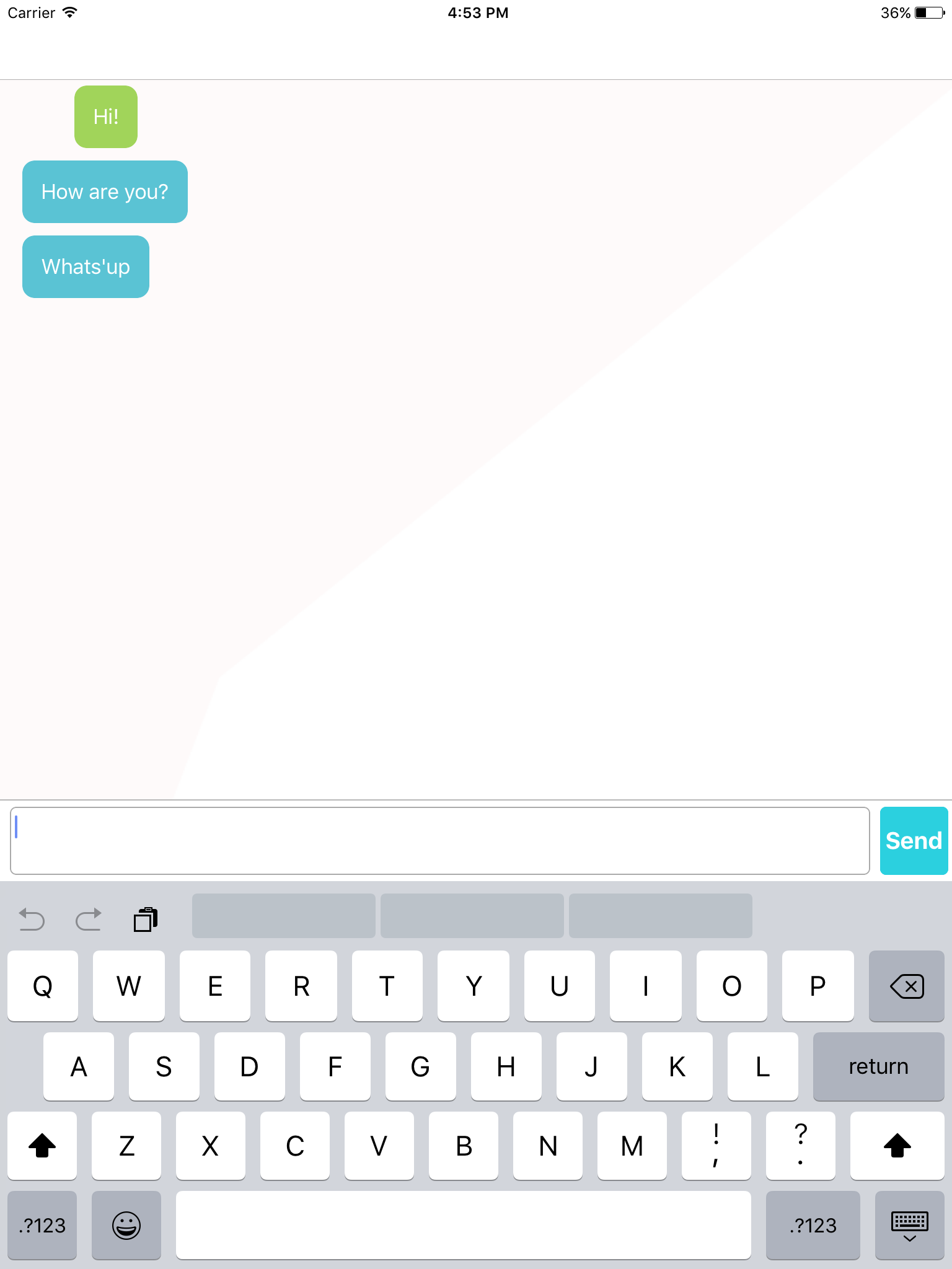 GitHub - Ashaykumar/ChatViewController: Chat/message using TableView Controller with keyboard Handle