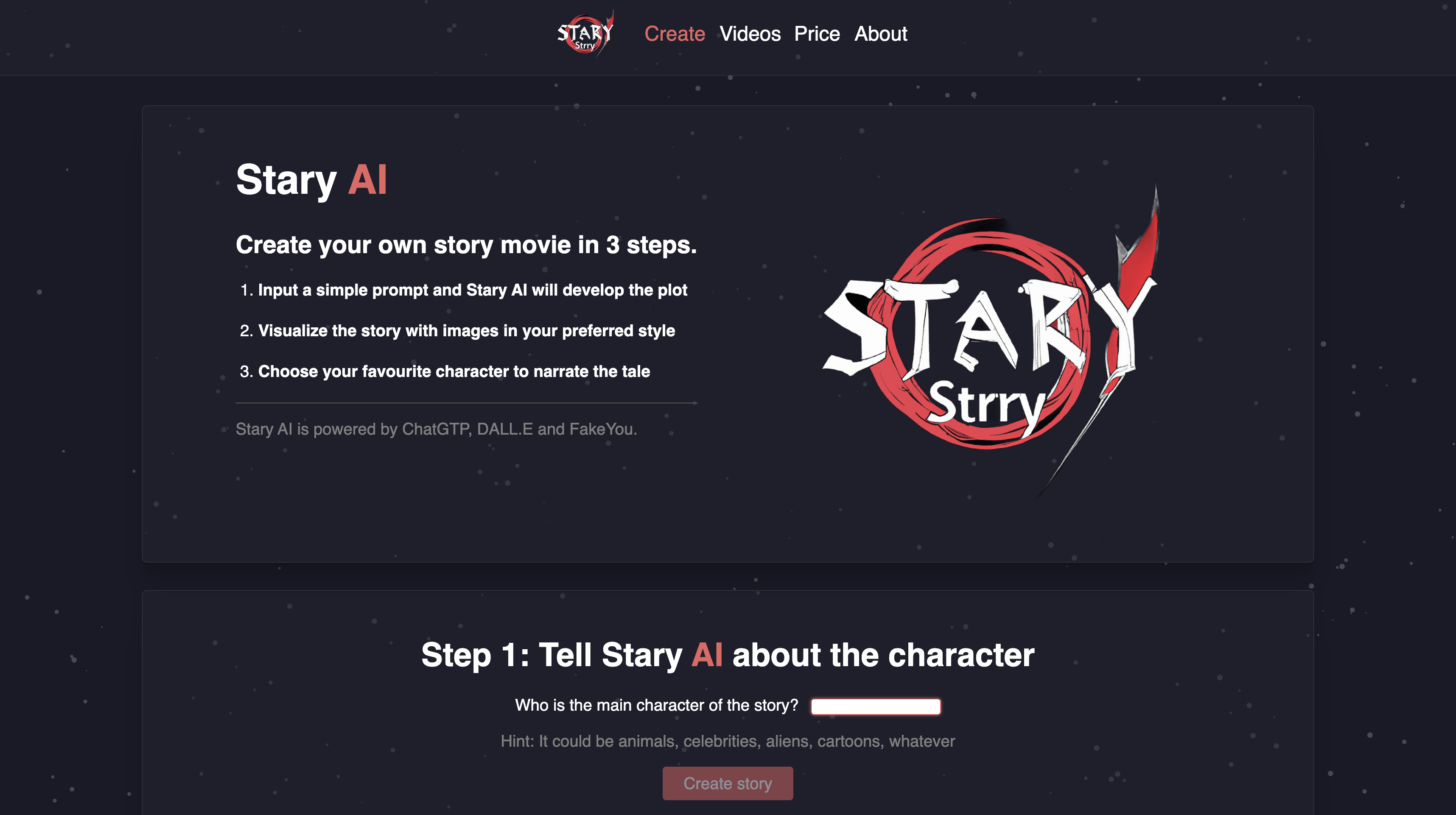 GitHub - yuguangdang/stary_ai_frontend
