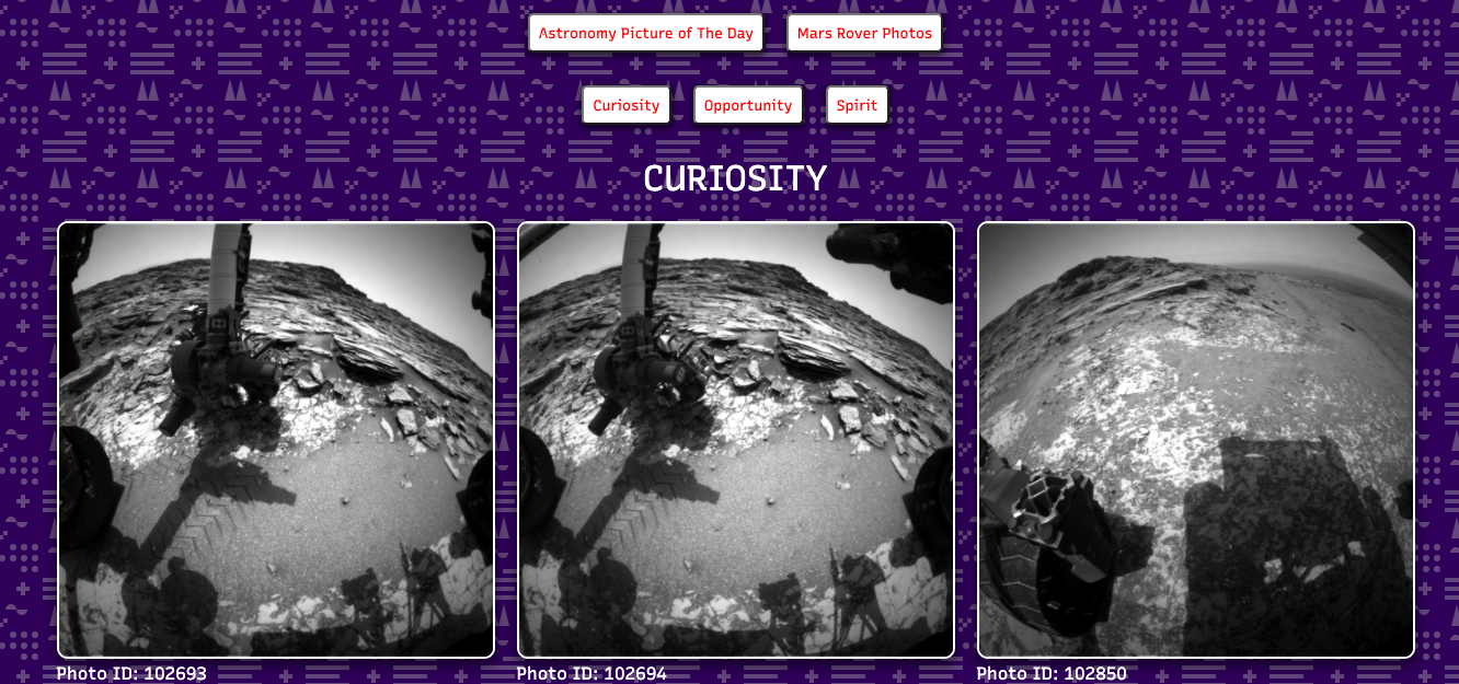GitHub - Kyle-Law/Mars-Dashboard