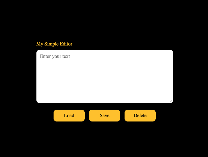 GitHub - amadeuszmajcher/simple-editor