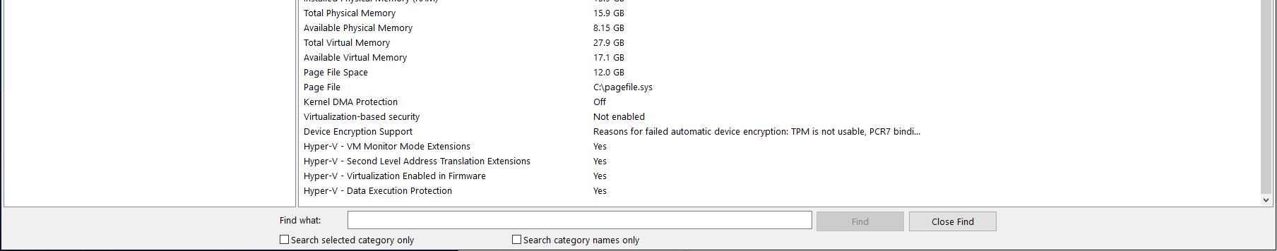 I am absolutely certain that Hyper V is disabled at this point. But still no cigar. Please help ...