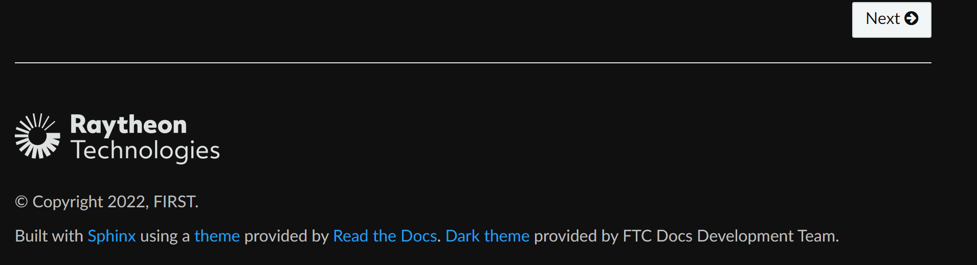 Add Raytheon Footer by uvidyadharan · Pull Request #79 · FIRST-Tech-Challenge/ftcdocs · GitHub