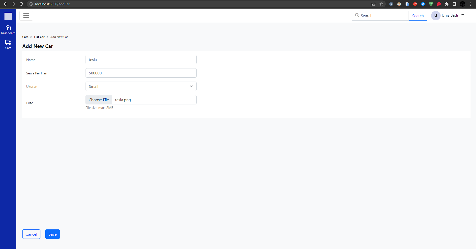 GitHub - anugrahkresnaya/challenge-05: Car Management Dashboard - Challenge 05 Program KM Binar ...