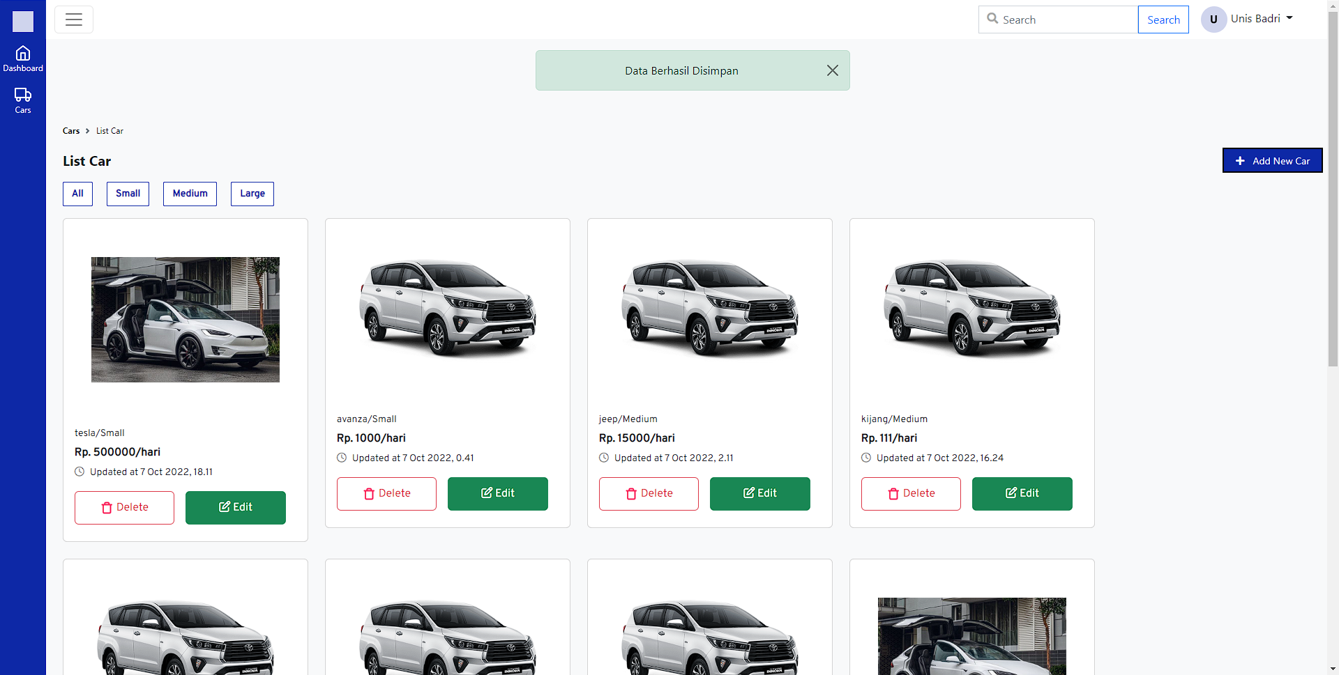 GitHub - anugrahkresnaya/challenge-05: Car Management Dashboard - Challenge 05 Program KM Binar ...