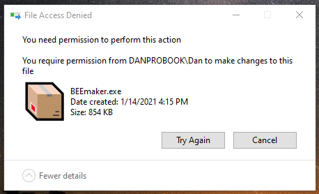 BEEmaker used to refused to open. Cannot delete it. · Issue #8 · saismeesaimonsaimes/BEEmaker ...