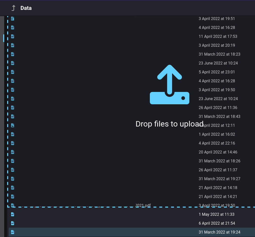 File Drop Zone at Minh Boser blog