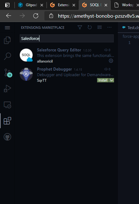 Publish extensions on VSX Registry to make them available on Gitpod · Issue #3131 · forcedotcom ...