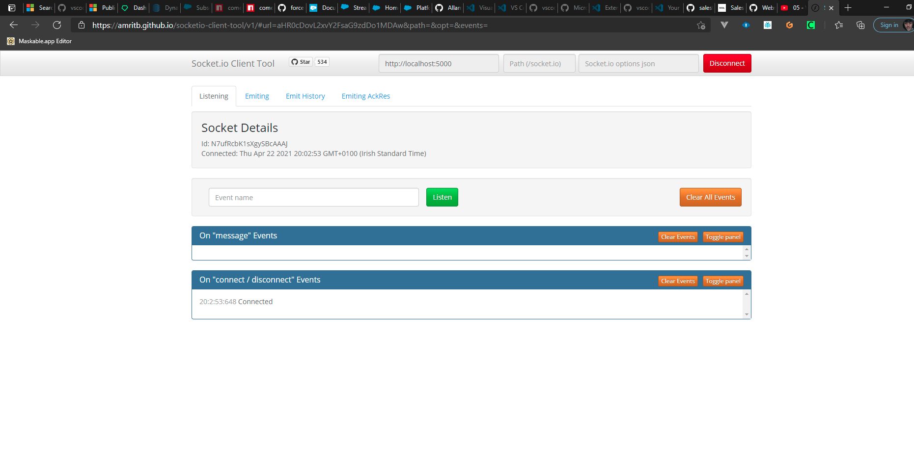Websocket (socket.io) not connecting · Issue #1614 · hoppscotch/hoppscotch · GitHub