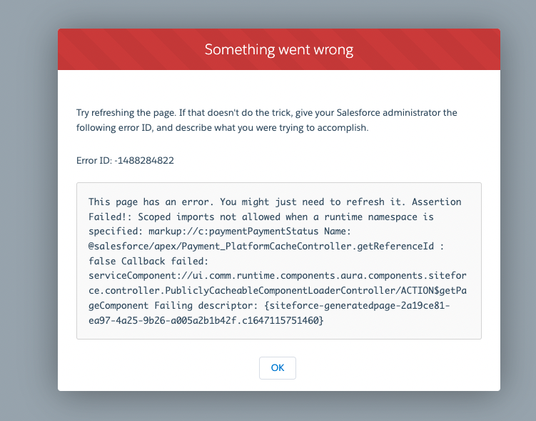 Lightning Web Security does not work when a lwc using two namespaces is dragged into the built ...