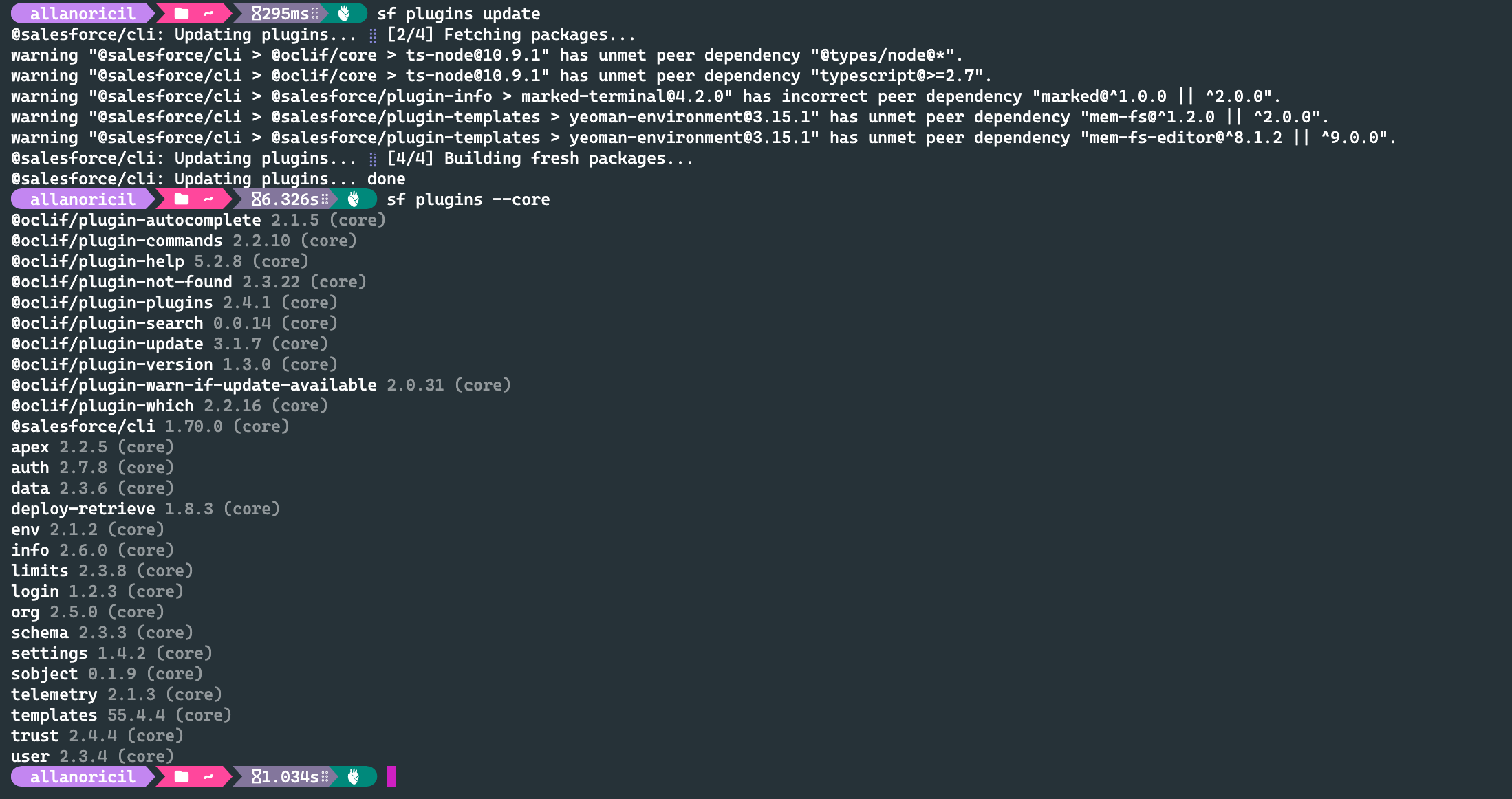 Sf Plugins Install Or Update Does Not Update Core Packages · Issue 2025 · Forcedotcomcli · Github 