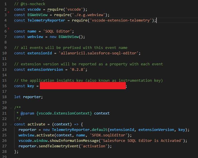 Telemetry reporter is not a Construtor · Issue #49 · microsoft/vscode-extension-telemetry · GitHub
