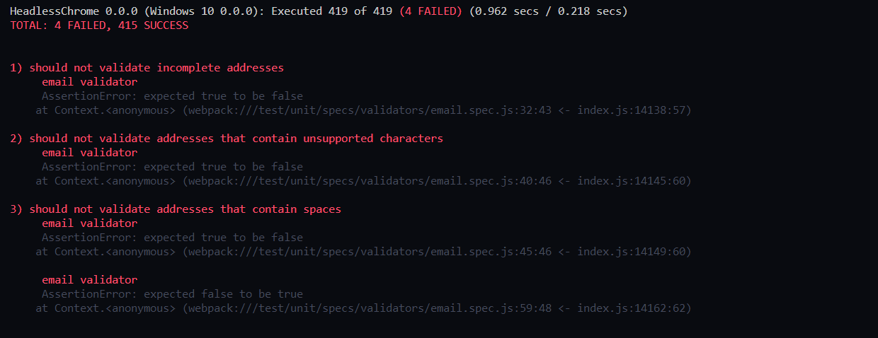 The built in validation "email" for the input "joão@com.br" is returning true · Issue #710 ...