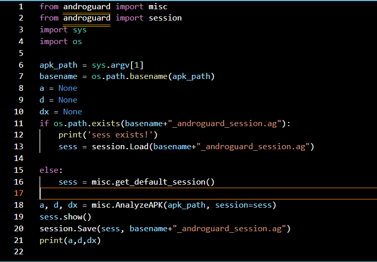 Why session Load failed? · Issue #890 · androguard/androguard · GitHub