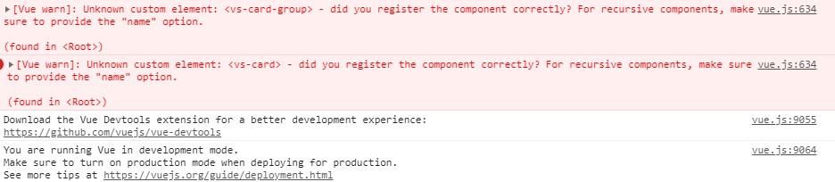[Card] - [Vue warn]: Unknown custom element: · Issue #889 · lusaxweb/vuesax · GitHub