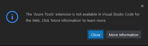[vscode.dev] Marketplace packs should show warning if all children are ...