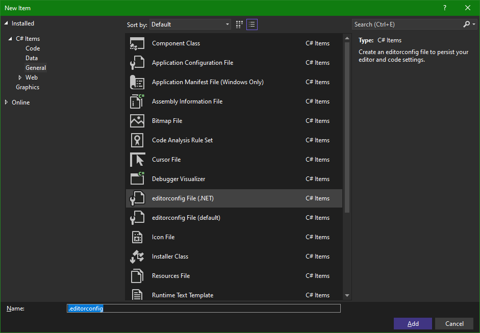 Editor Config Example Is Incorrect For Pascal Case · Issue 29332 · Dotnetdocs · Github