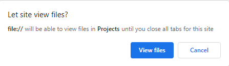 File Access API without security prompts · Issue #3121 · MicrosoftEdge/WebView2Feedback · GitHub